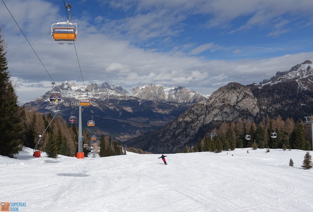 Falcade - Passo San Pellegrino e Alpe Lusia: belle piste, ambienti ...