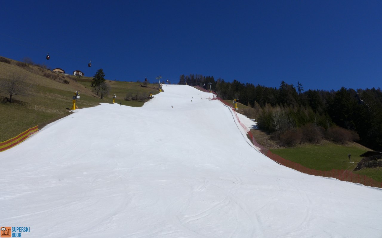 Pista Piculin: ripida e famosa pista nera di Plan de Corones - Kronplatz