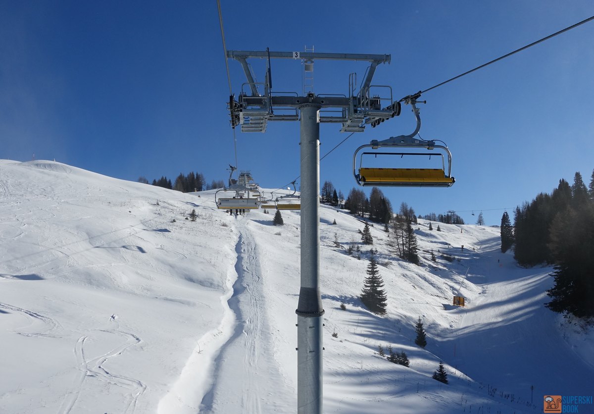 Seggiovia Roby: comodo, veloce e breve impianto Leitner dell'Alta Badia