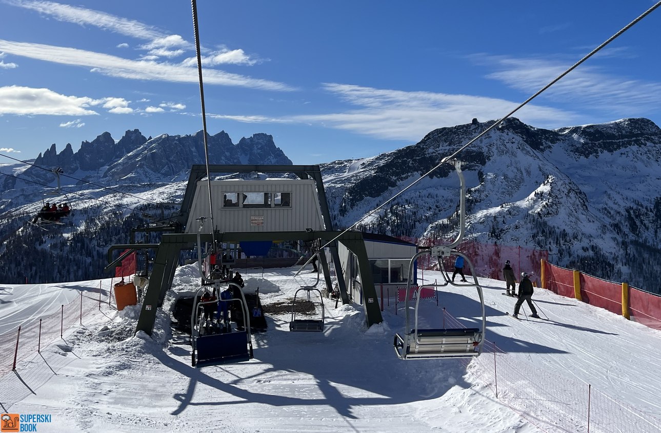 Seggiovia Cima Uomo: biposto per le piste da sci più in quota di Passo ...