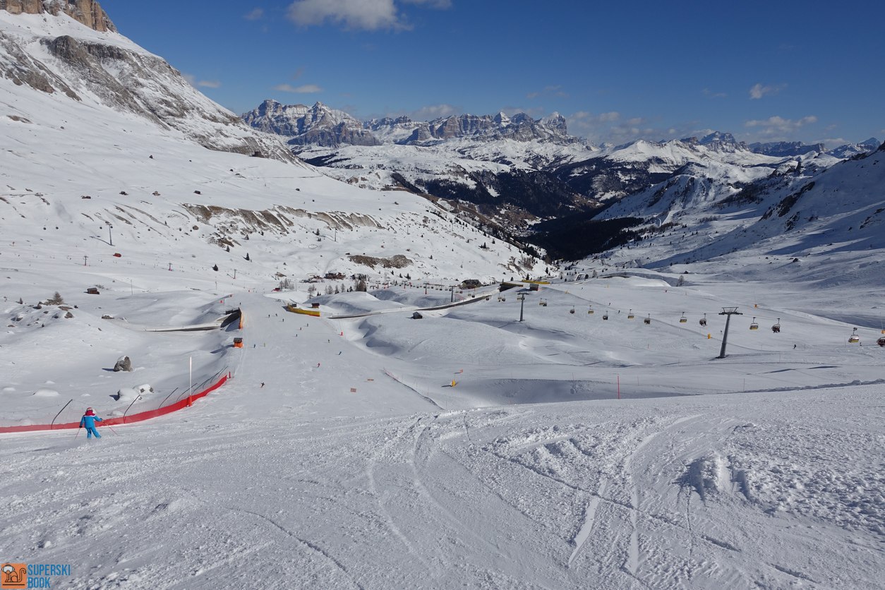Pista Belvedere 2: difficile e soddisfacente pista del Passo Pordoi ...