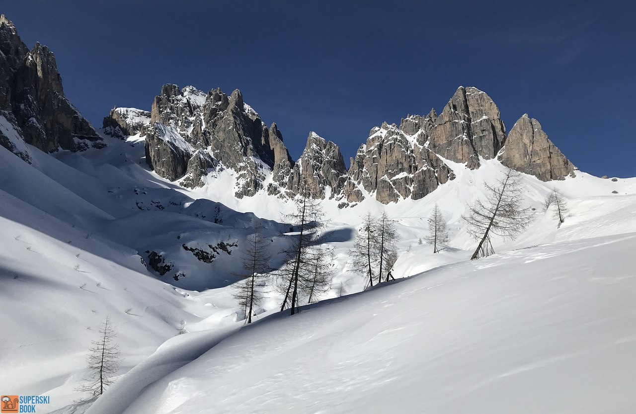 Gita a Forcella Popera partendo da Padola: itinerario di scialpinismo ...