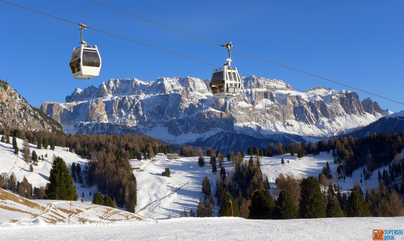 Cabinovia Col Raiser, impianto a 8 posti comodo e veloce della Val Gardena
