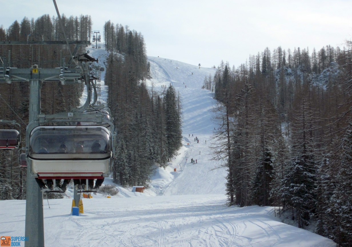 Seggiovia Casot di Pecol - Col de la Grava, impianto quadriposto ...