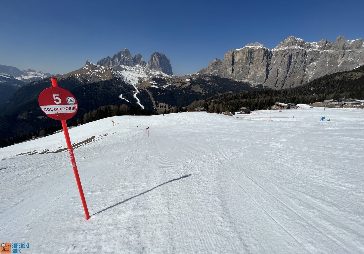 Pista Col dei Rossi: una delle discese più veloci e tecniche del ...