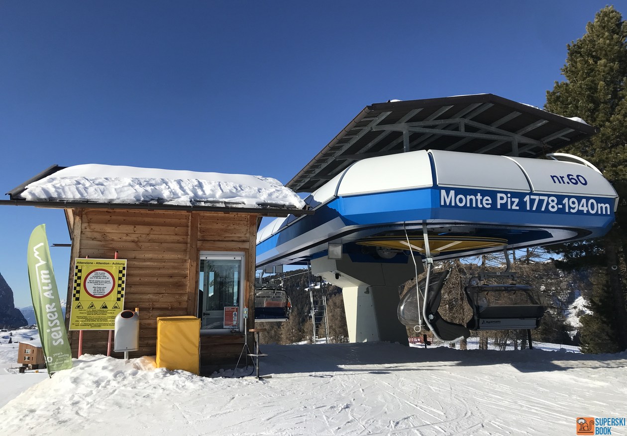 Seggiovia quadriposto Monte Piz - Icaro in Alpe di Siusi