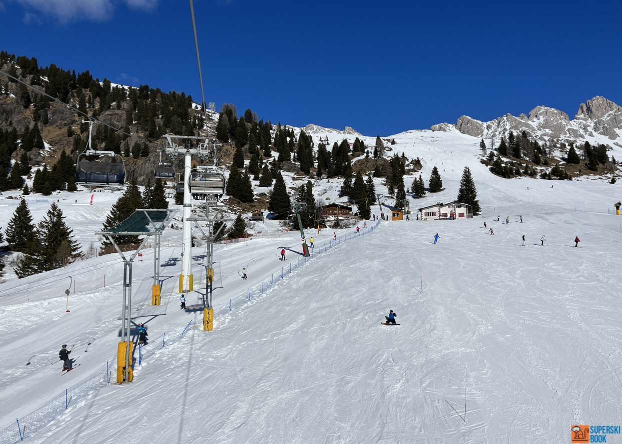 Seggiovia Costabella: quadriposto veloce di Passo San Pellegrino