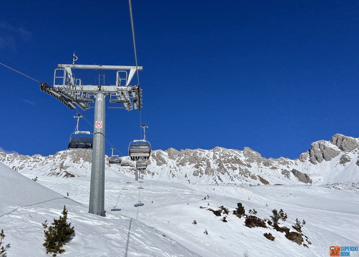 Seggiovia Costabella: quadriposto veloce di Passo San Pellegrino