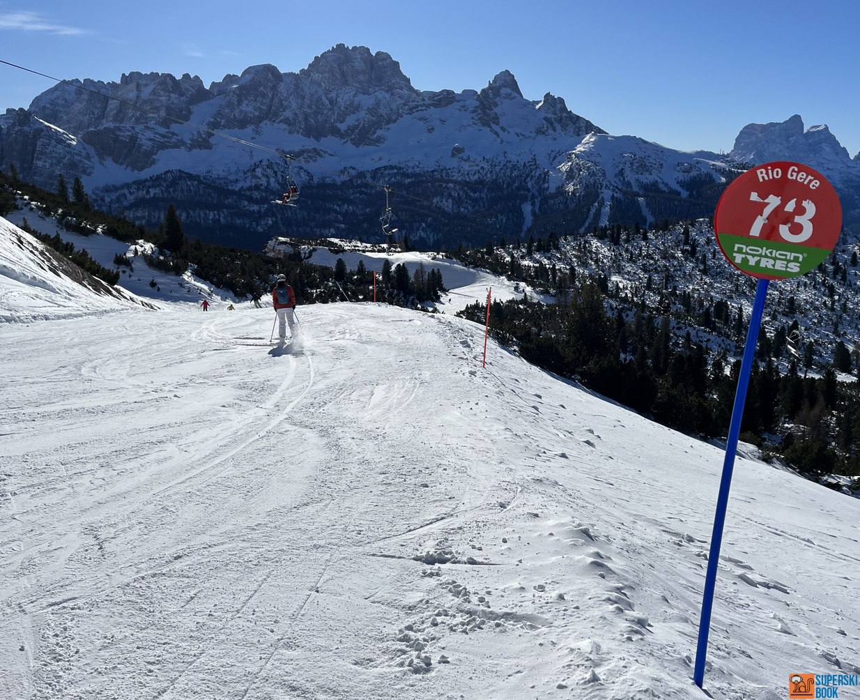 Pista Rio Gere: bellissima discesa di Cortina d'Ampezzo ai piedi del ...