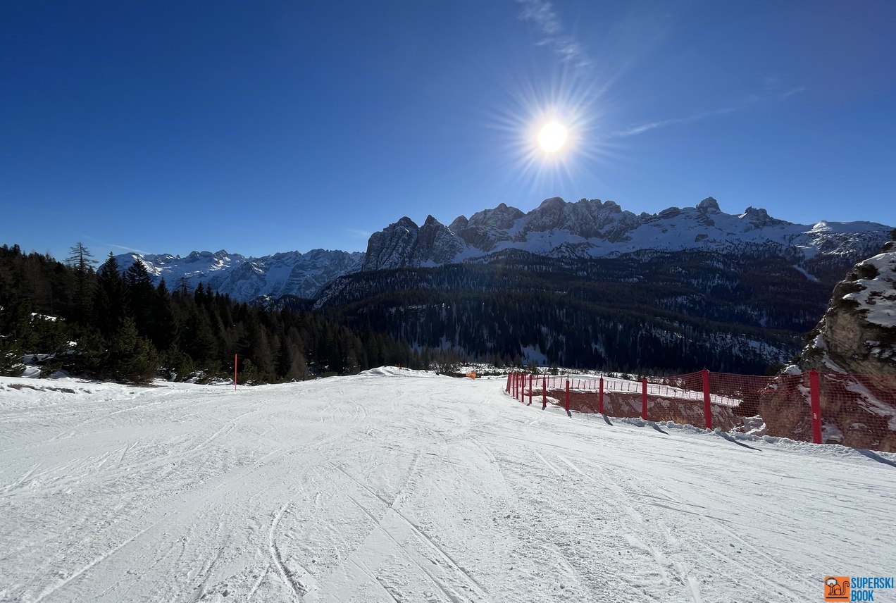 Pista Rio Gere: bellissima discesa di Cortina d'Ampezzo ai piedi del ...