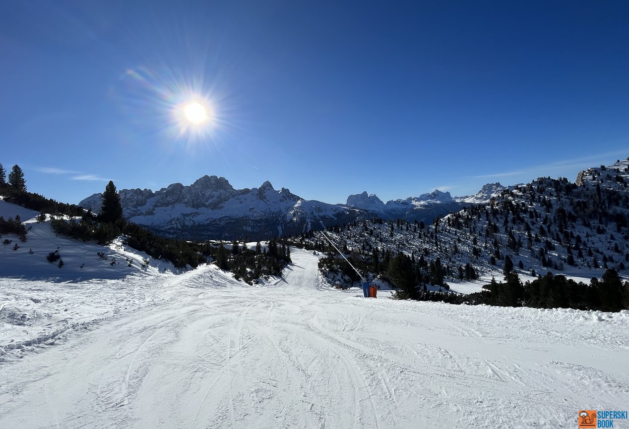 Pista Rio Gere: bellissima discesa di Cortina d'Ampezzo ai piedi del ...