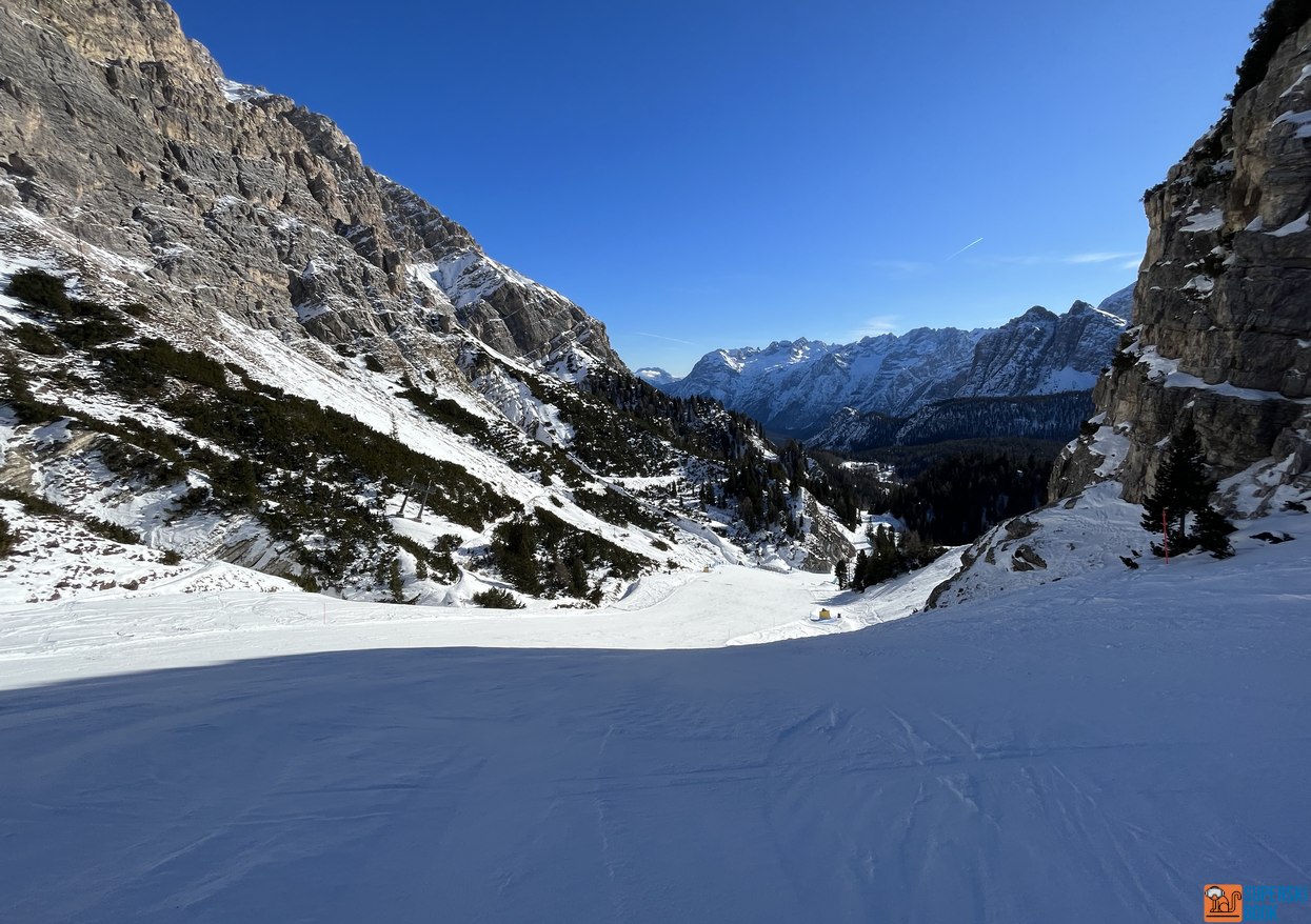 Pista Rio Gere: bellissima discesa di Cortina d'Ampezzo ai piedi del ...