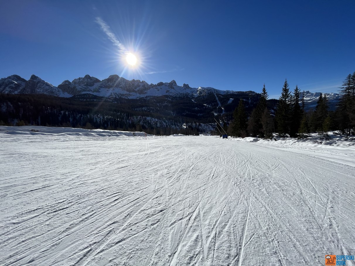 Pista Rio Gere: bellissima discesa di Cortina d'Ampezzo ai piedi del ...